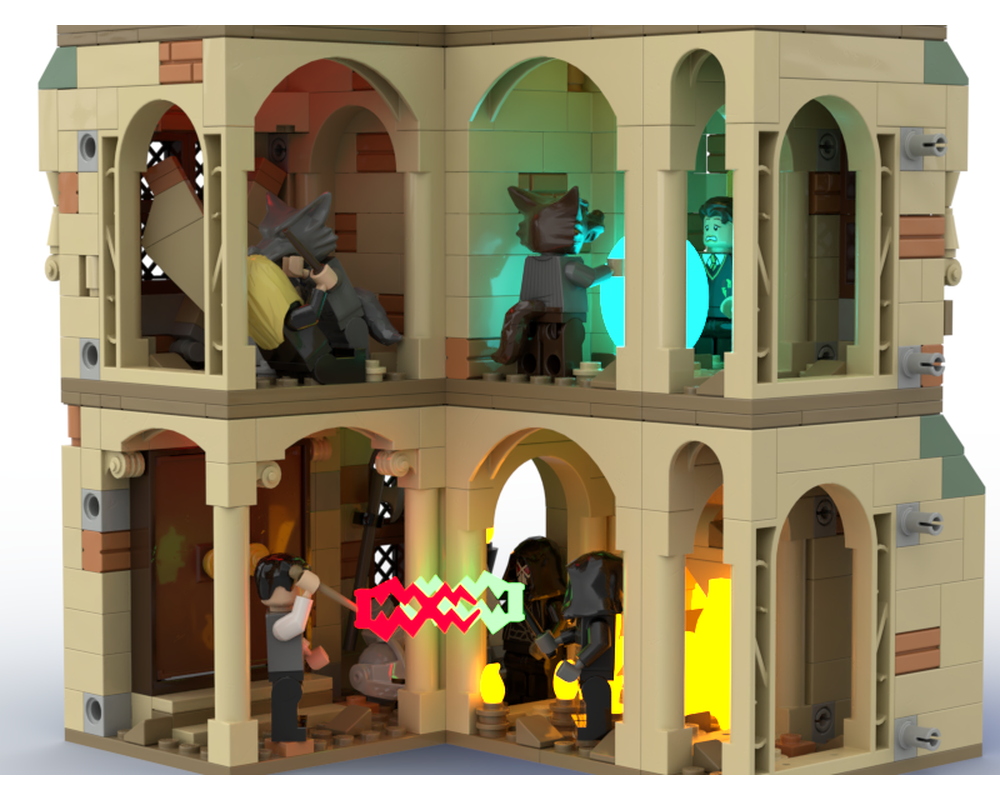 LEGO MOC HP Modular - Training Grounds Tower: Death Eater Attack by ...