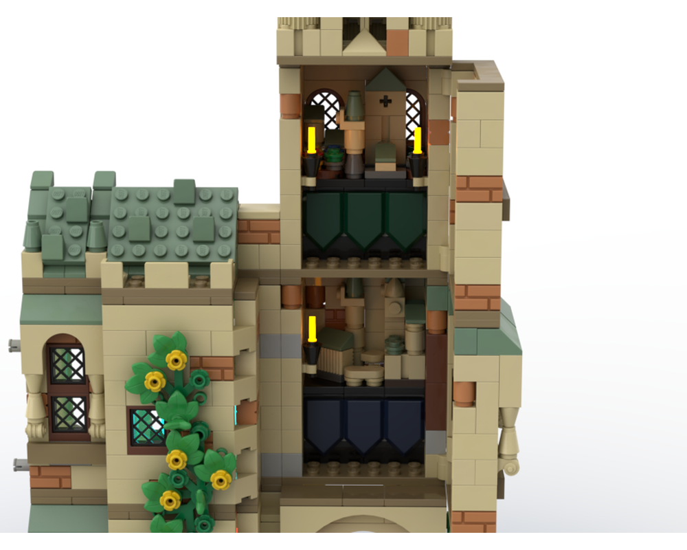 LEGO MOC HP Modular - Training Grounds Tower: Death Eater Attack by ...