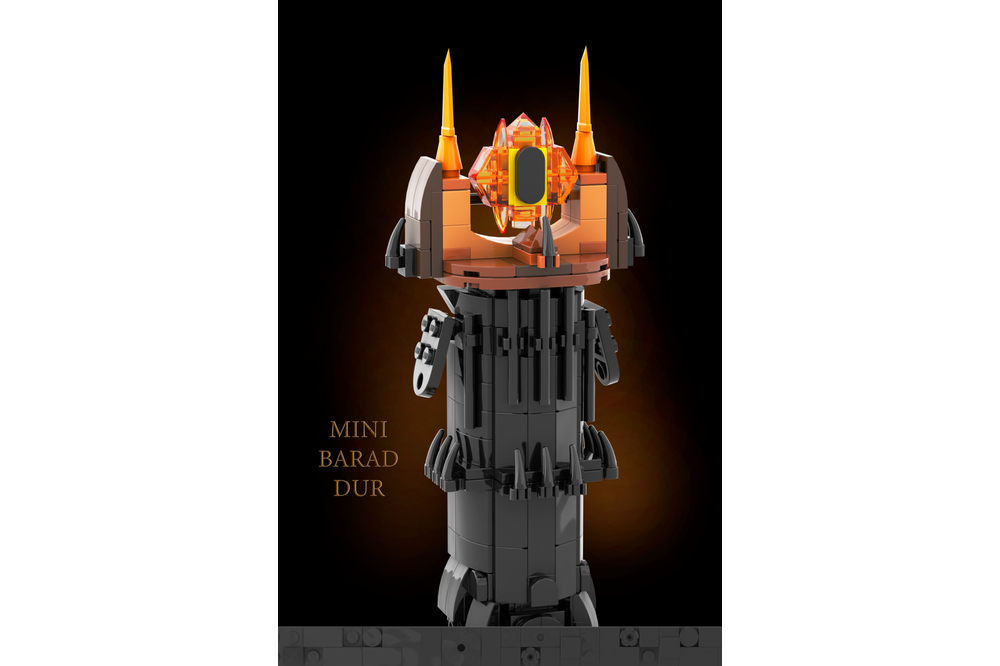 Lego Moc Mini Barad Dur By Christromans Rebrickable Build With Lego
