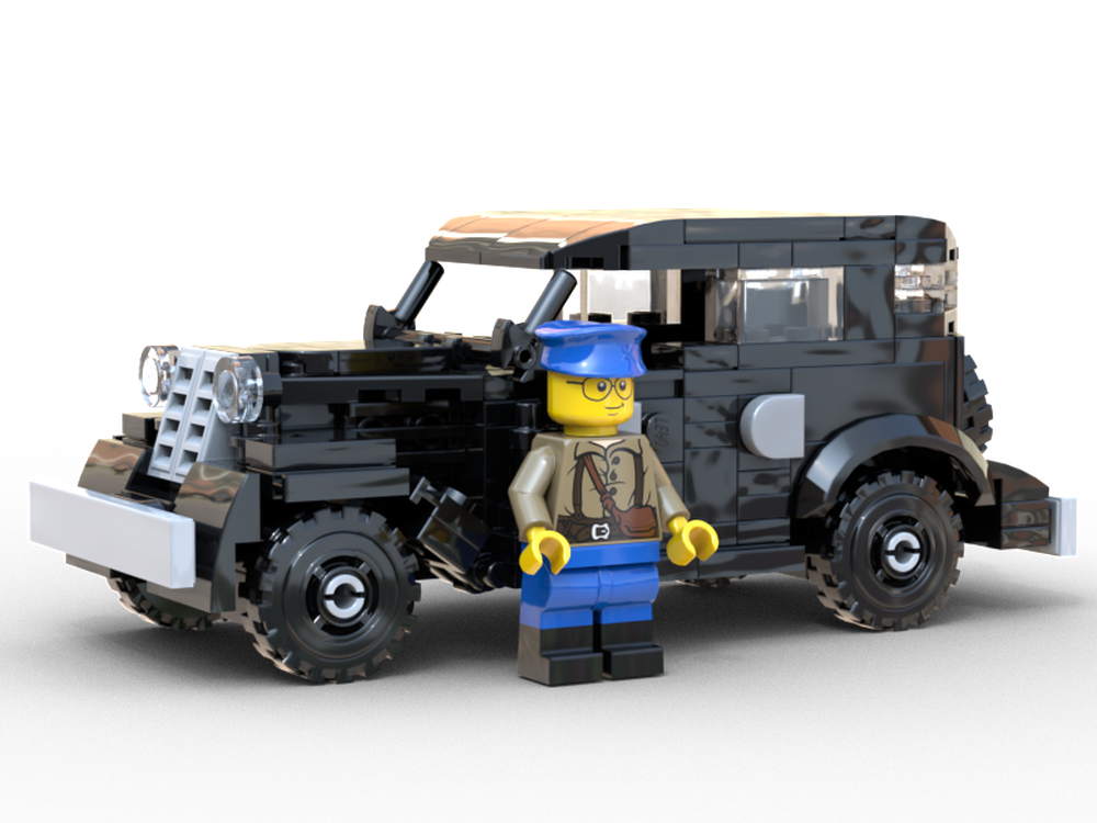 LEGO MOC GAZ-M1 (Black) by GreeneBricks | Rebrickable - Build with LEGO