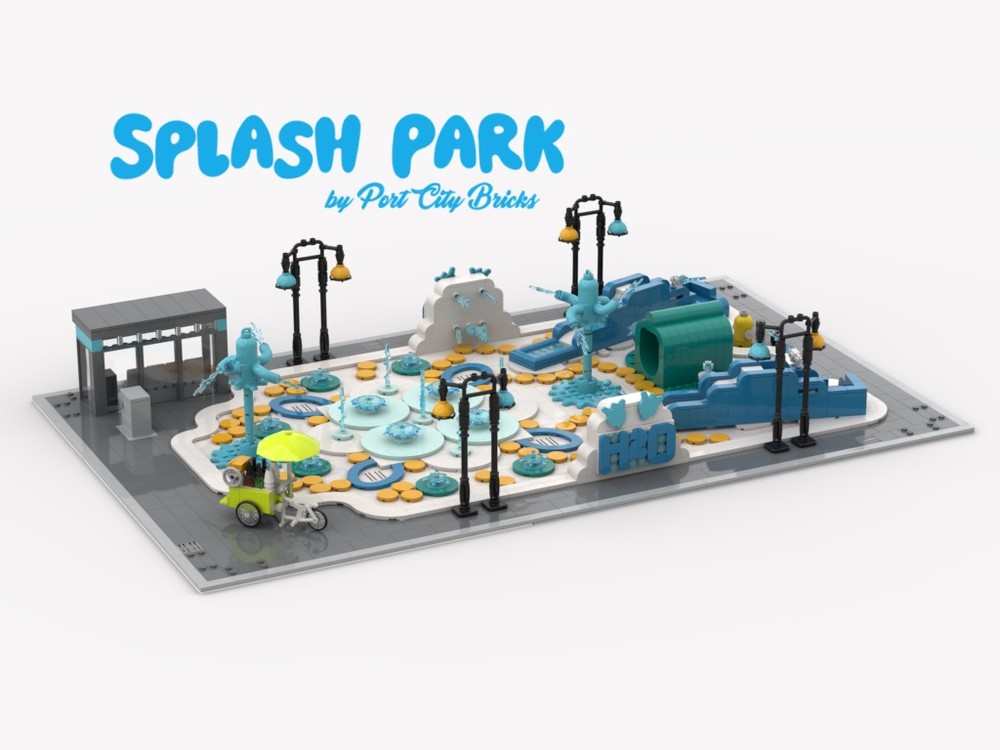 LEGO MOC H20 Splash Park (Full-Size Version) by PortCityBricks ...
