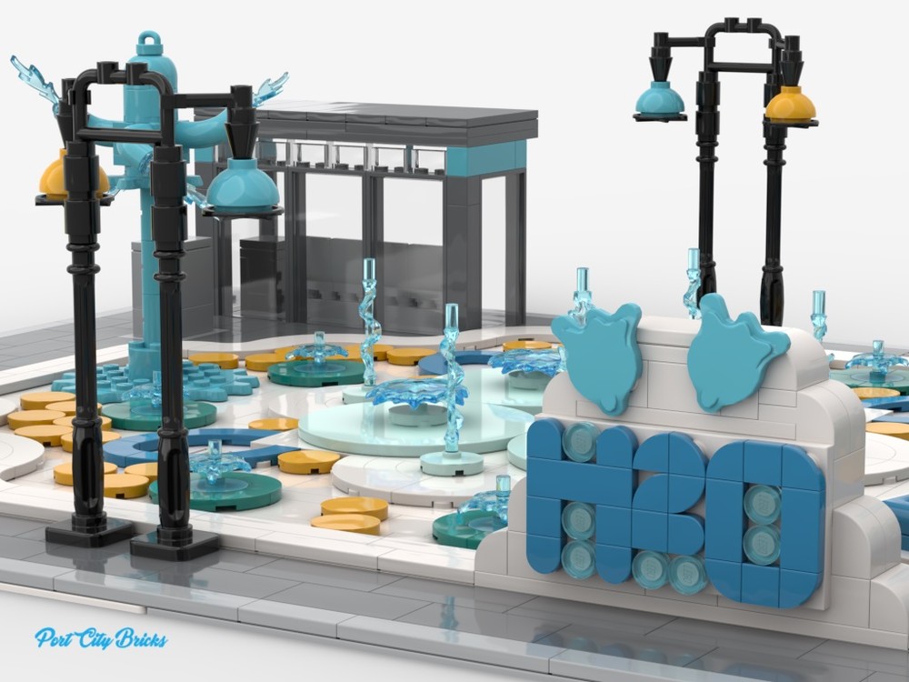 LEGO MOC H20 Splash Park (Full-Size Version) by PortCityBricks ...
