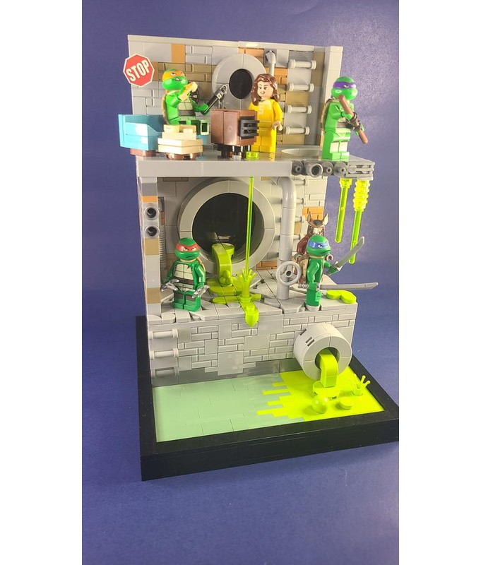 LEGO MOC TMNT Sewer Diorama MOC - Part 2 - Teenage Mutant Ninja Turtles ...