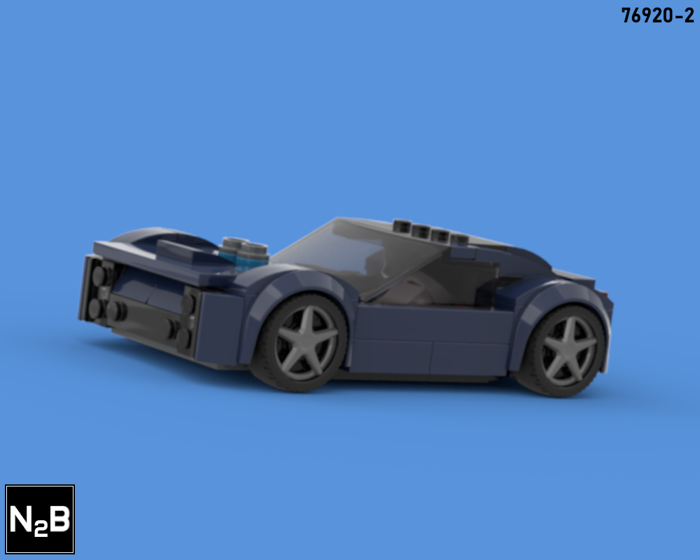 LEGO MOC 76920-2 Sports Car by n2brick | Rebrickable - Build with LEGO
