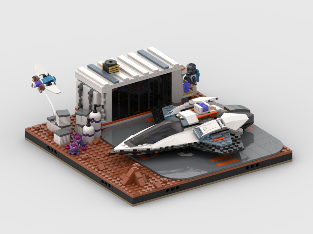 LEGO MOC Display for set 60430 - Interstellar Spaceship by gabizon ...