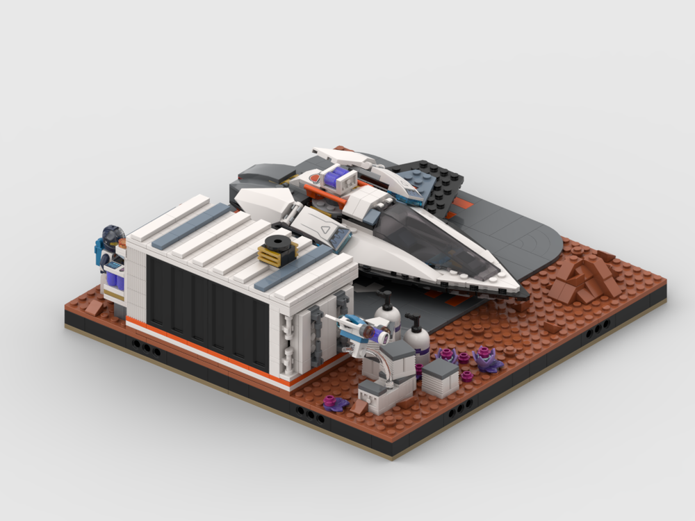 LEGO MOC Display for set 60430 - Interstellar Spaceship by gabizon ...