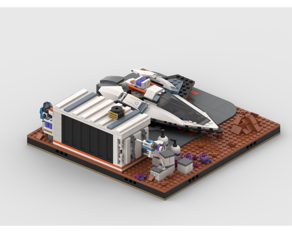 LEGO MOC Display for set 60430 - Interstellar Spaceship by gabizon ...