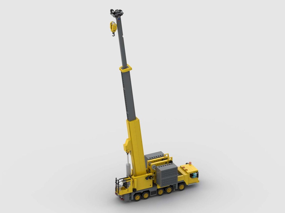 Lego Moc Mobile Construction Crane By Cheongbricks Rebrickable