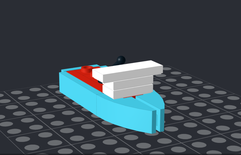 LEGO MOC mini containership by Pilottravel123 | Rebrickable - Build ...