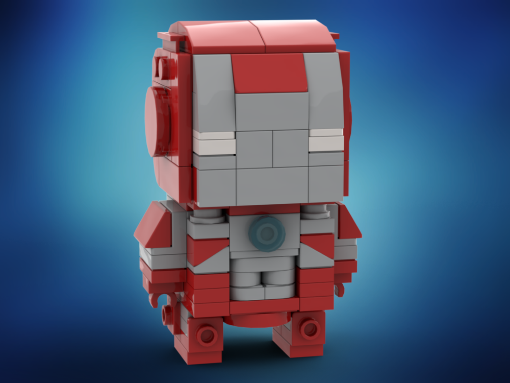 LEGO MOC Iron Man MK 5 Brickheadz by Ant0noo | Rebrickable - Build with ...