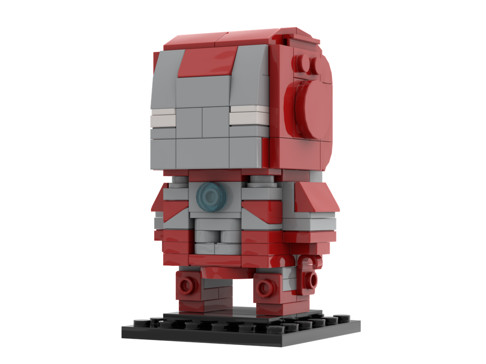 Lego Moc Iron Man Mk 5 Brickheadz By Ant0noo Rebrickable Build With