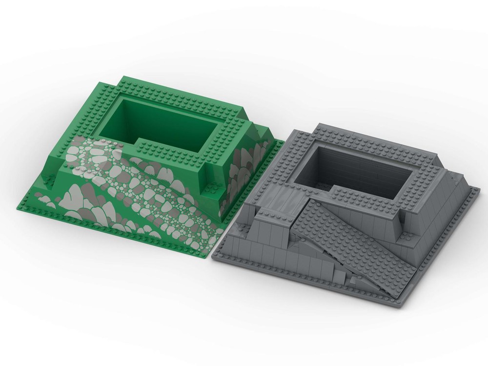 Lego Moc Brick Built Raised Baseplate By Brickcastlefan Rebrickable