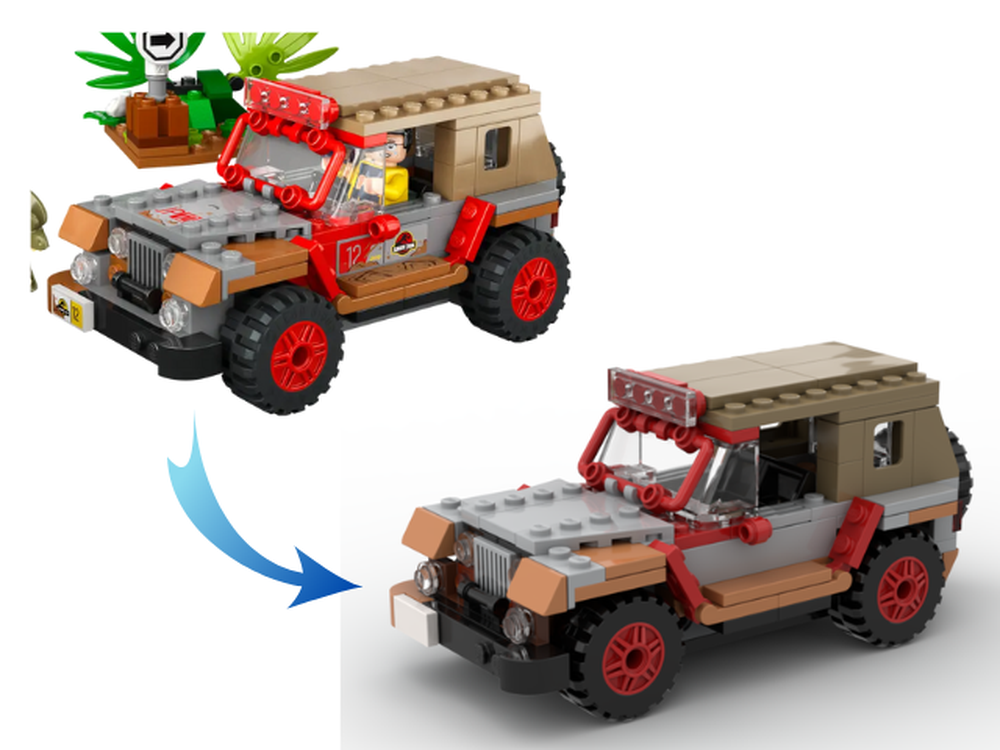 LEGO MOC 76958 8-studs-wide Jeep Wrangler MOD (2 versions) by Neits89 ...