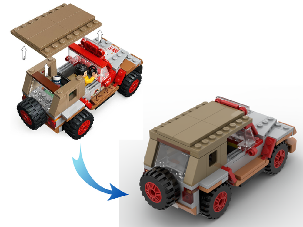 LEGO MOC 76958 8-studs-wide Jeep Wrangler MOD (2 versions) by Neits89 ...