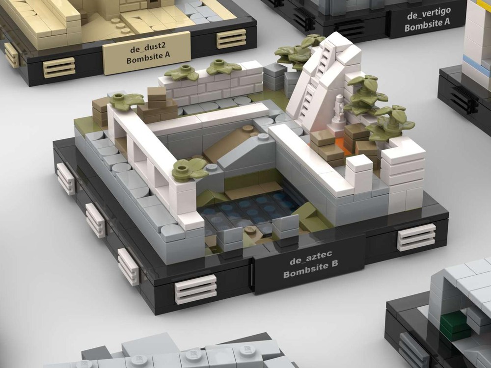 LEGO MOC Aztec - Bombsite B - Counter Strike by polygoni | Rebrickable ...