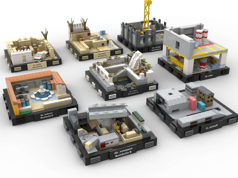 LEGO MOC Aztec - Bombsite B - Counter Strike by polygoni | Rebrickable ...