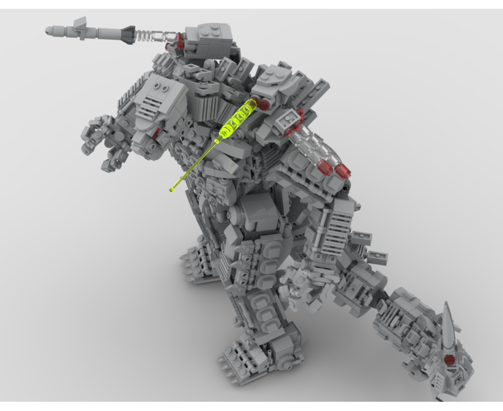 LEGO MOC Mechagodzilla 2021 by Sey_Builds | Rebrickable - Build with LEGO