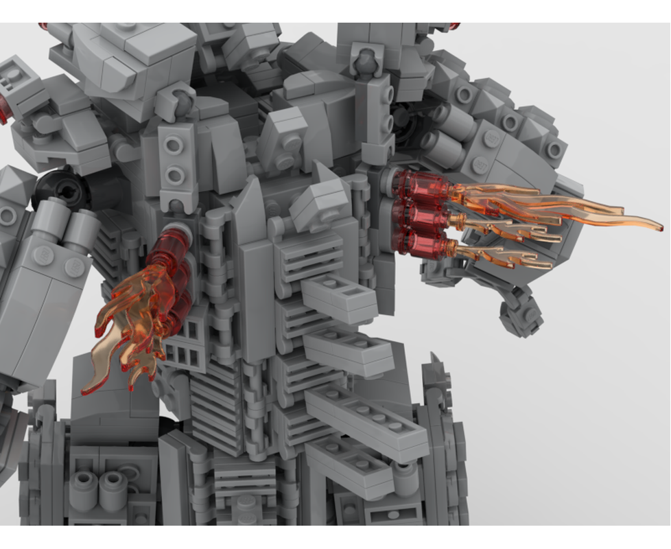 LEGO MOC-186535 Mechagodzilla 2021 by Sey_Builds | Rebrickable - Build with LEGO