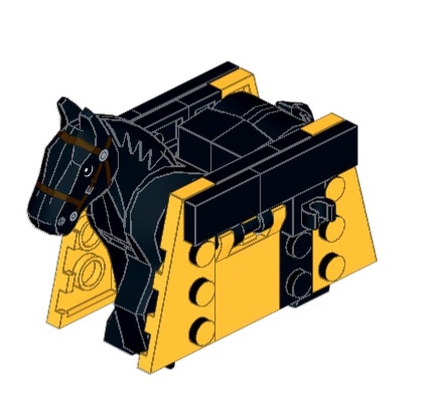 LEGO MOC Raven/Crow Knight Horse Barding by BrickCastleFan ...