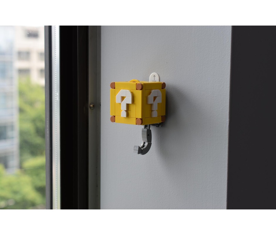 LEGO MOC Mario Coin Block - Key Holder by Shram | Rebrickable - Build ...