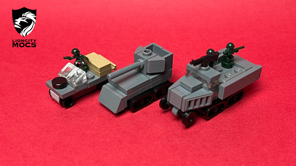 LEGO MOC-186552 Kubelwagen/Marder III/Sd.Kfz.251 Tutorial (1:120) by ...