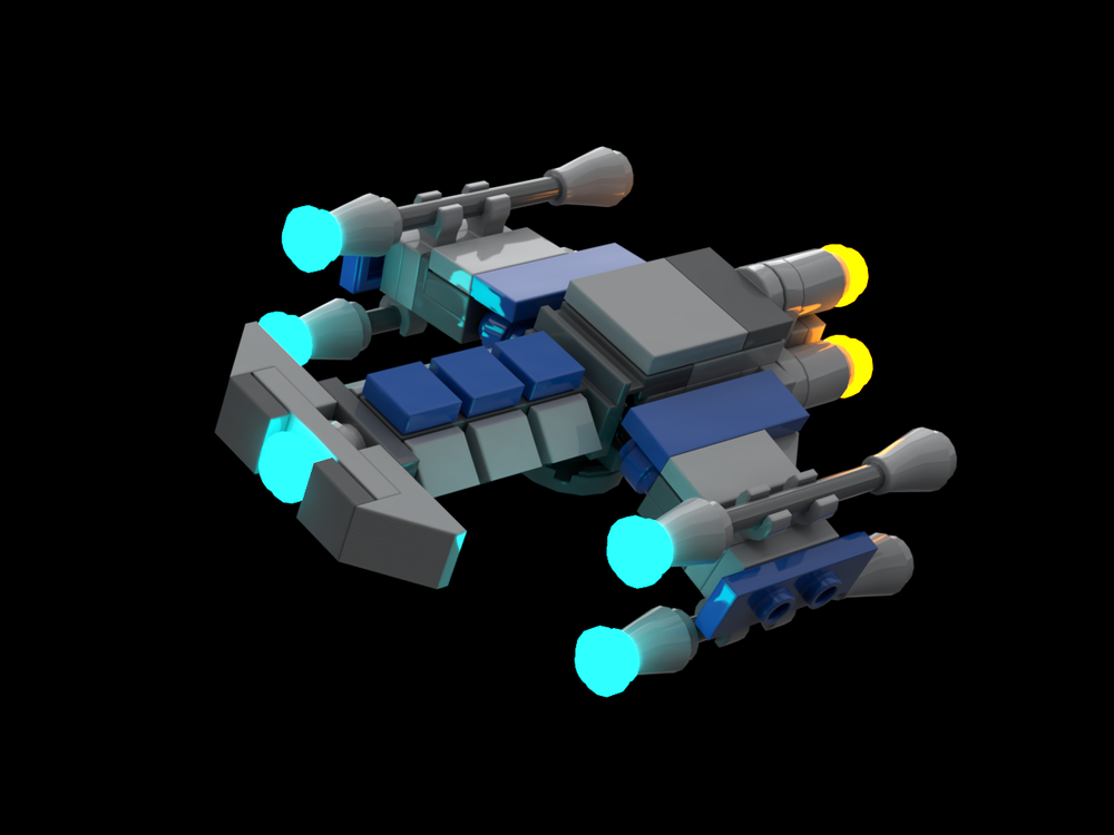 LEGO MOC StarCraft Terran Battlecruiser by LYH054 | Rebrickable - Build ...