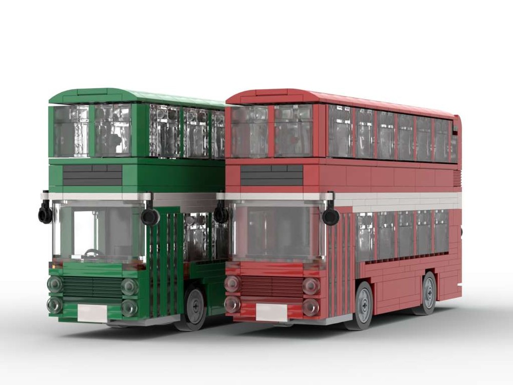 LEGO MOC Bristol VR Eastern Coach Works - British double decker bus NBC ...