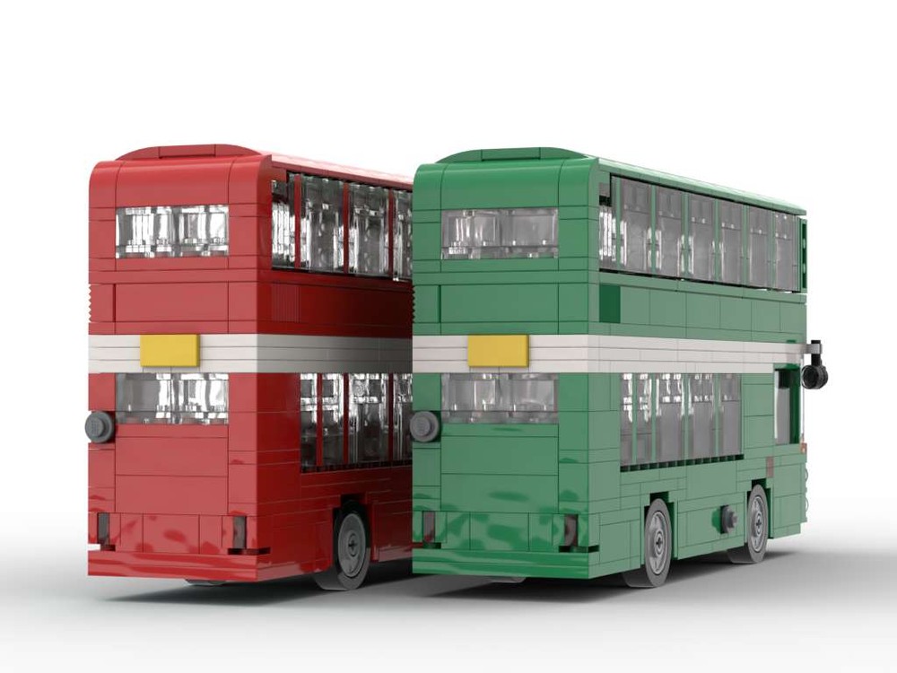 LEGO MOC Bristol VR Eastern Coach Works - British double decker bus NBC ...