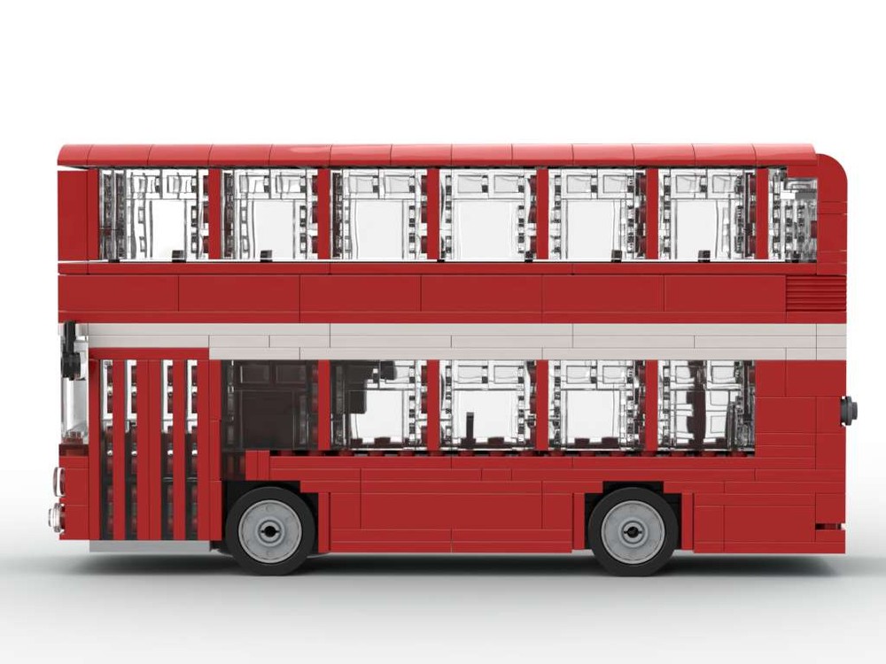 LEGO MOC Bristol VR Eastern Coach Works - British double decker bus NBC ...