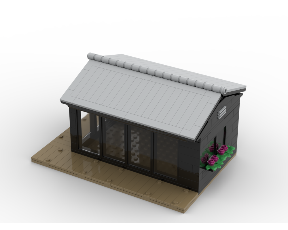 Lego Moc Small Vacation House By Gbbrick Rebrickable Build With Lego
