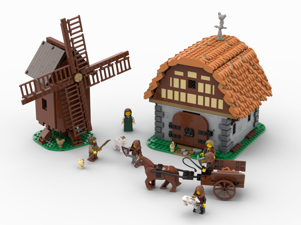 LEGO MOC Mill Village Raid by Sir BuildsALot | Rebrickable - Build with ...