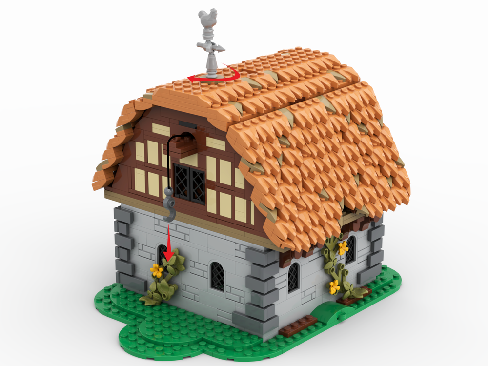 Lego Moc Mill Village Raid By Sir Buildsalot Rebrickable Build With