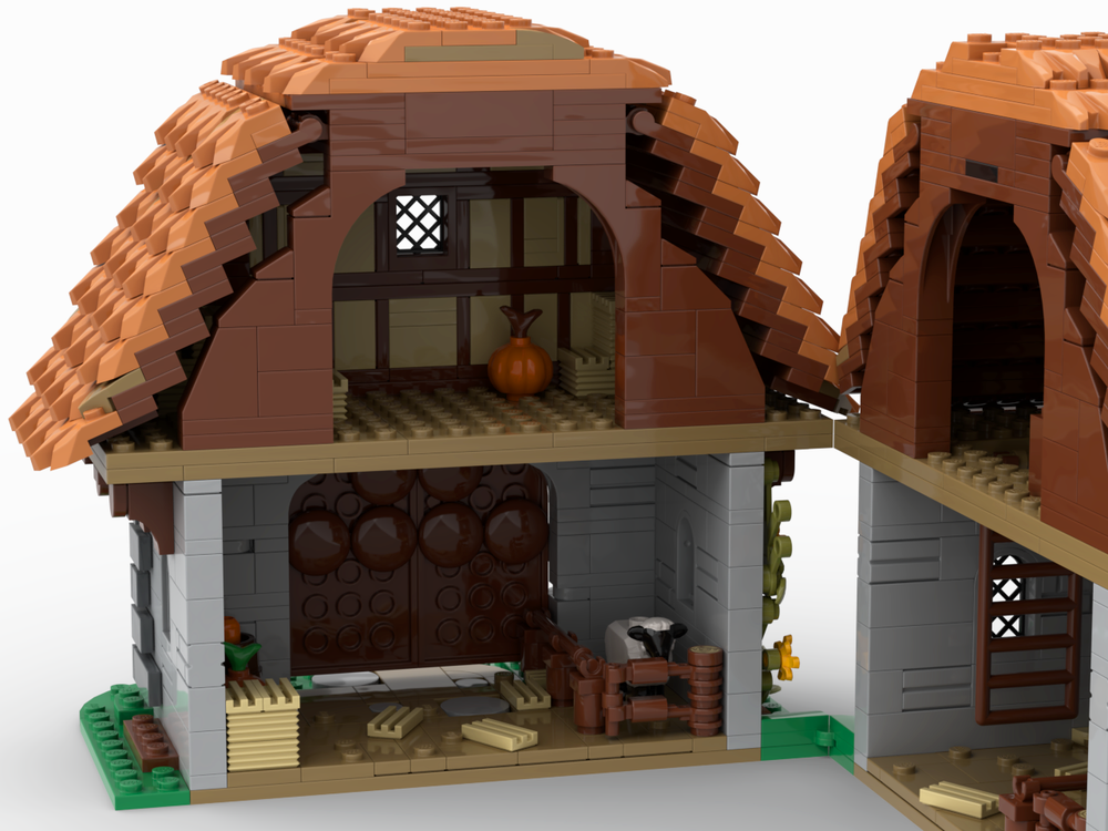 Lego Moc Mill Village Raid By Sir Buildsalot Rebrickable Build With