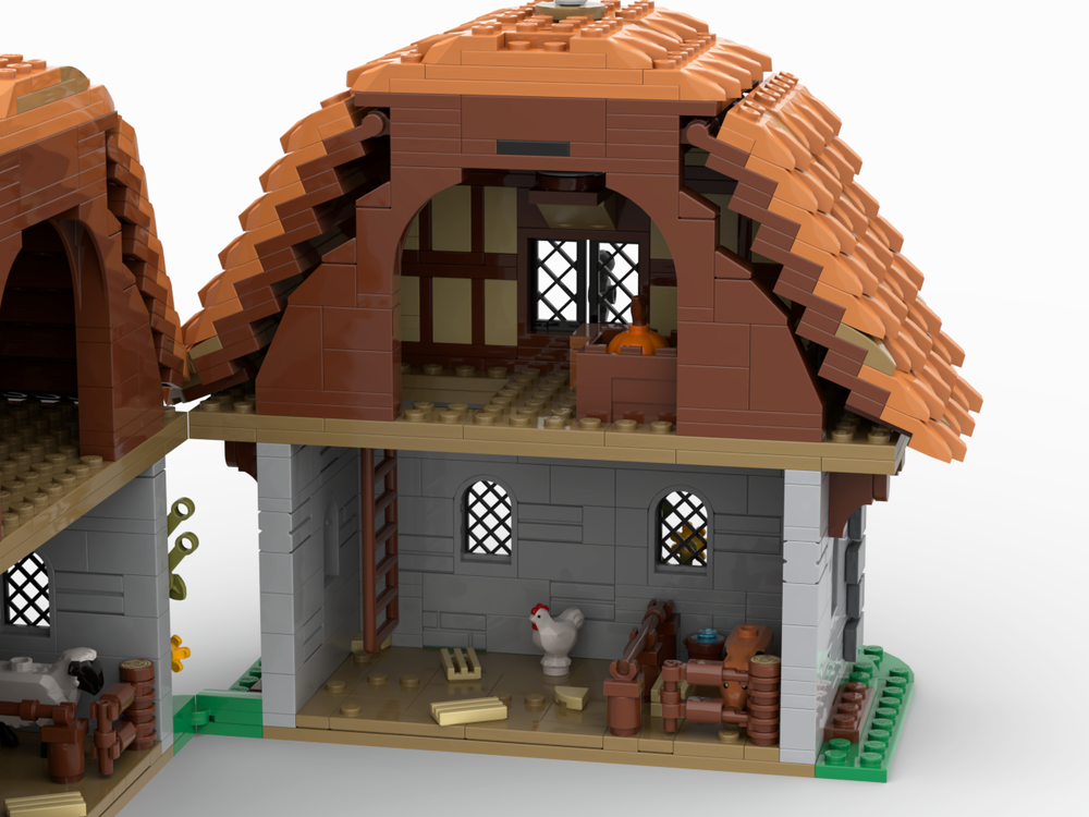 Lego Moc Mill Village Raid By Sir Buildsalot Rebrickable Build With