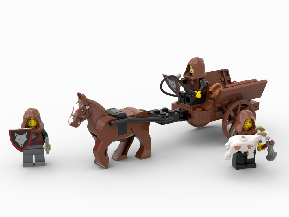 Lego Moc Mill Village Raid By Sir Buildsalot Rebrickable Build With