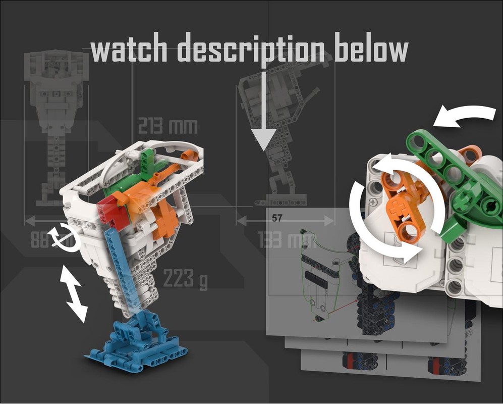 LEGO MOC Wind-up Rammer by Guys and Bricks | Rebrickable - Build with LEGO