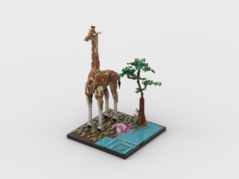 LEGO MOC-186600 Diorama for set 31150-1 - Wild Safari Animals by S ...