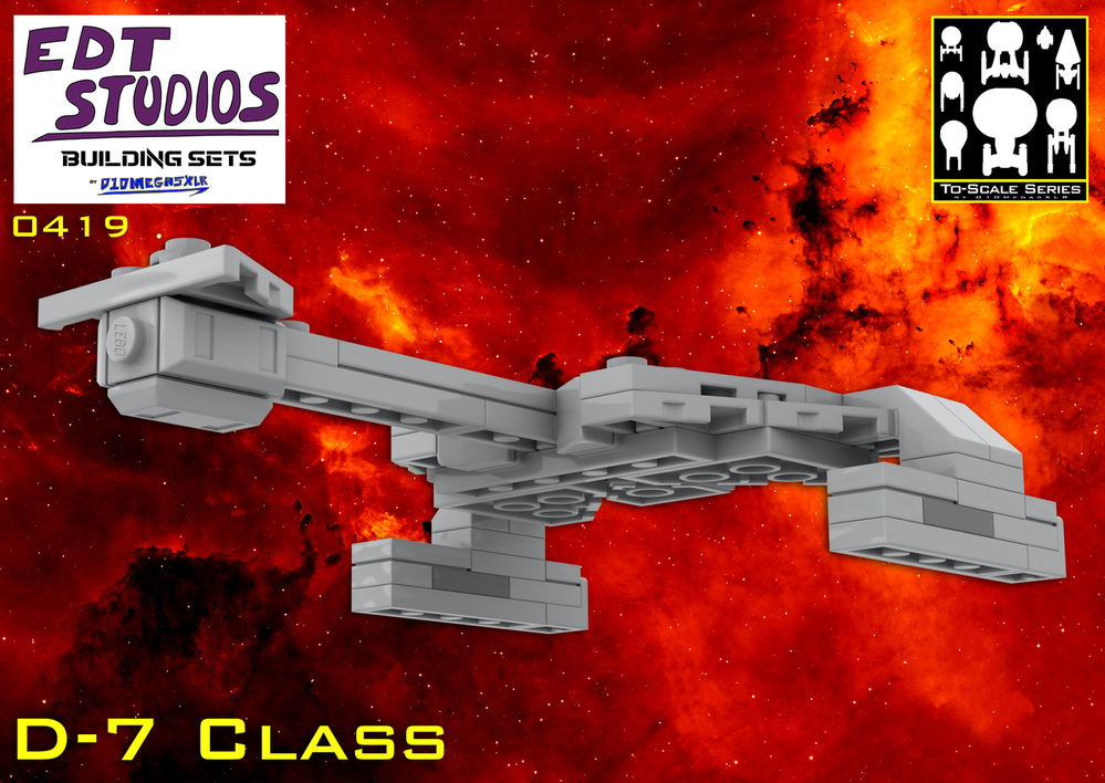 LEGO MOC D-7 Class by D10MegasXLR | Rebrickable - Build with LEGO