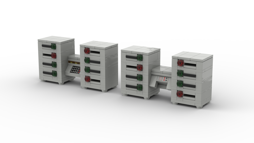 LEGO MOC PCS304 Floppy Disk Terminal Workstation A&B Classic Space by ...