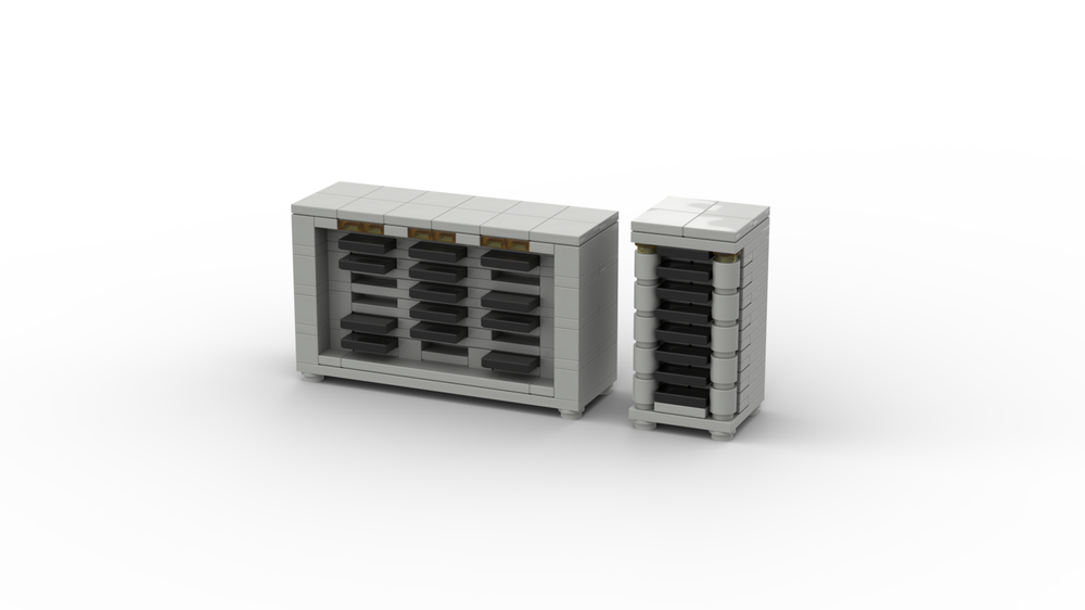 LEGO MOC PCS305 Floppy Disk Rack / Storage L & S Classic Space by ...