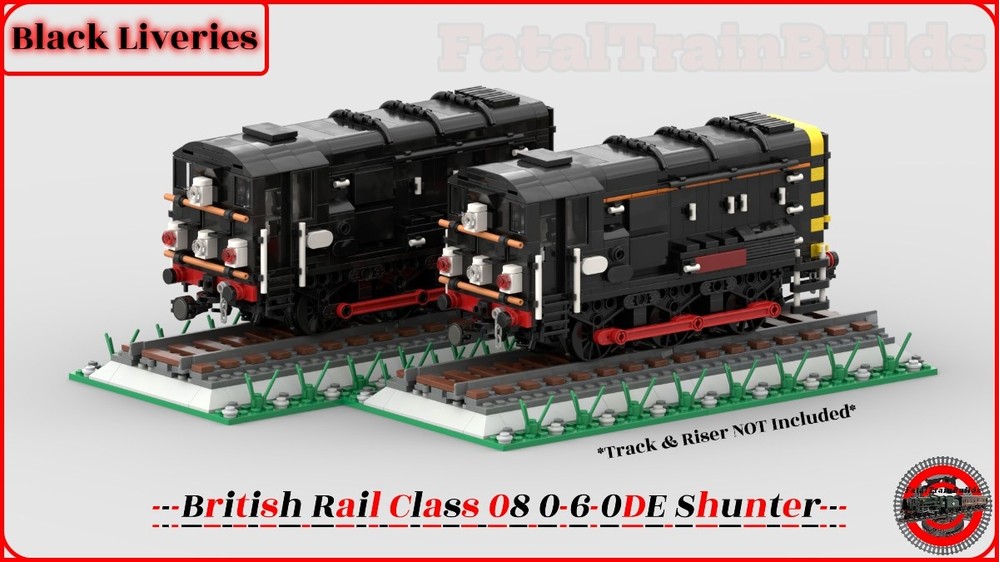 LEGO MOC British Rail Class 08 Shunters (8W) (Black) by ...