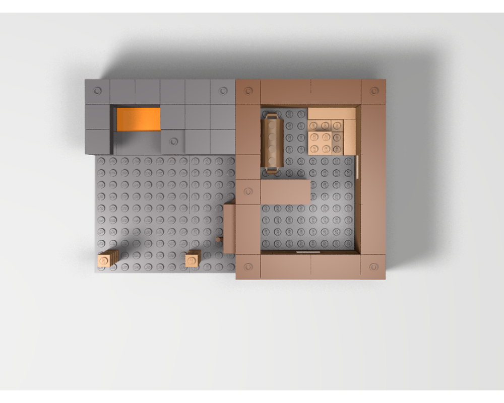 Lego Moc Lego Minecraft Blacksmith By Jedi15 Rebrickable Build With