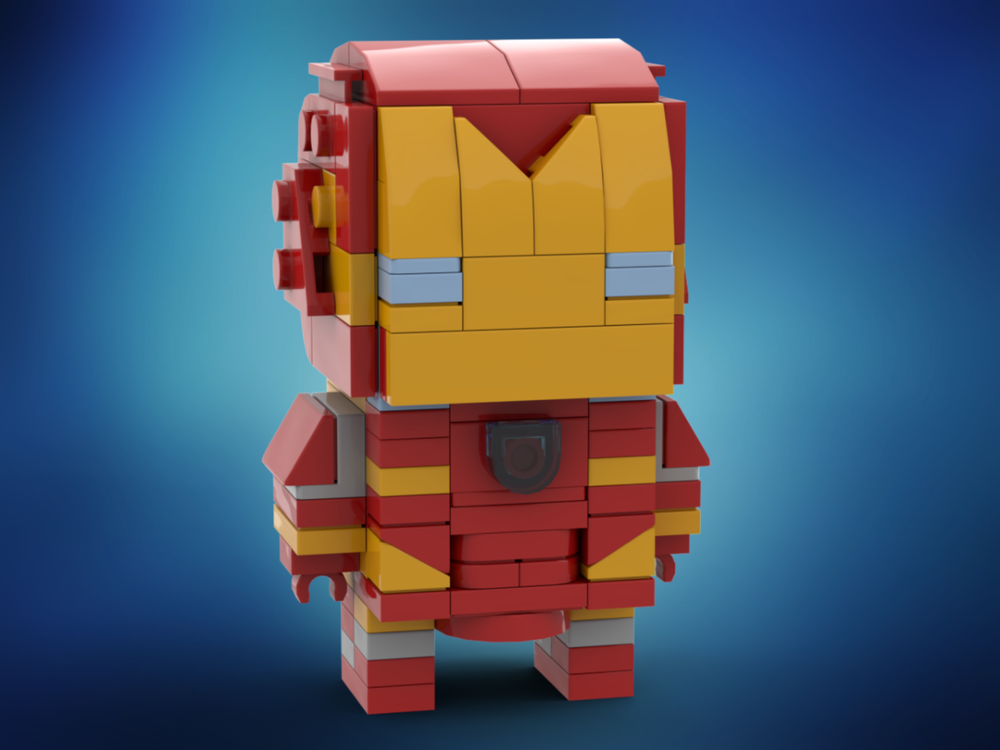 LEGO MOC-186620 Iron Man MK 50 Brickheadz by Ant0noo | Rebrickable ...
