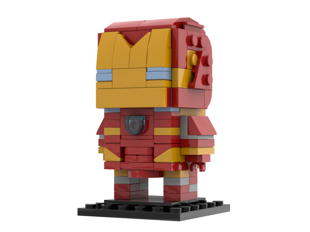 Lego Moc Iron Man Mk 50 Brickheadz By Ant0noo Rebrickable Build