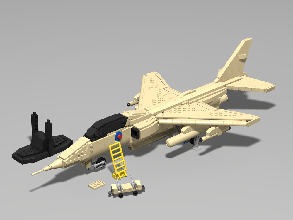 LEGO MOC-186622 SEPECAT Jaguar GR-1 RAF 1/35 by Brick MOC conception ...