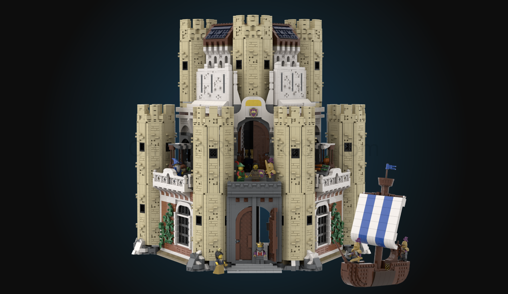 LEGO MOC The King's Castle by raguidel | Rebrickable - Build with LEGO