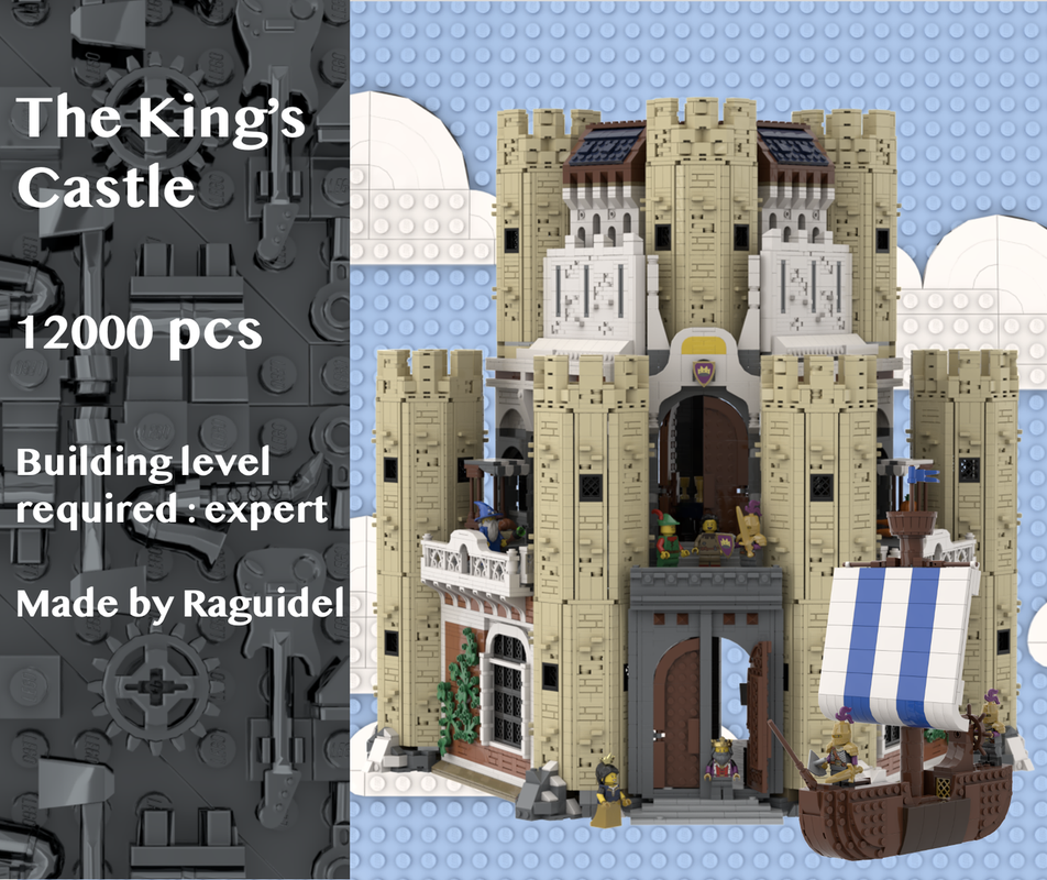 LEGO MOC The King's Castle by raguidel | Rebrickable - Build with LEGO