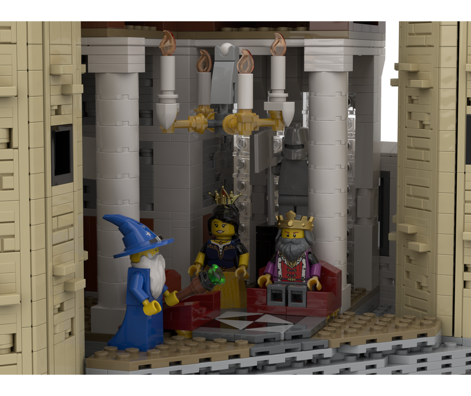 LEGO MOC The King's Castle by raguidel | Rebrickable - Build with LEGO