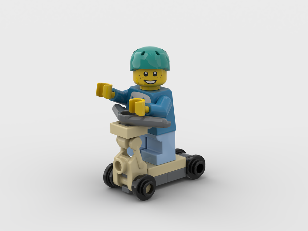 LEGO MOC kids scooter by BrickHappens | Rebrickable - Build with LEGO
