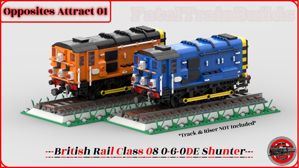LEGO MOC-186639 British Rail Class 08 Shunters (8W) (Opposites 01) by ...